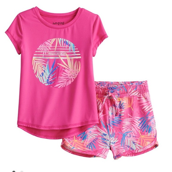 jumping beans | Matching Sets | Toddler Girl Jumping Beans Activetee ...